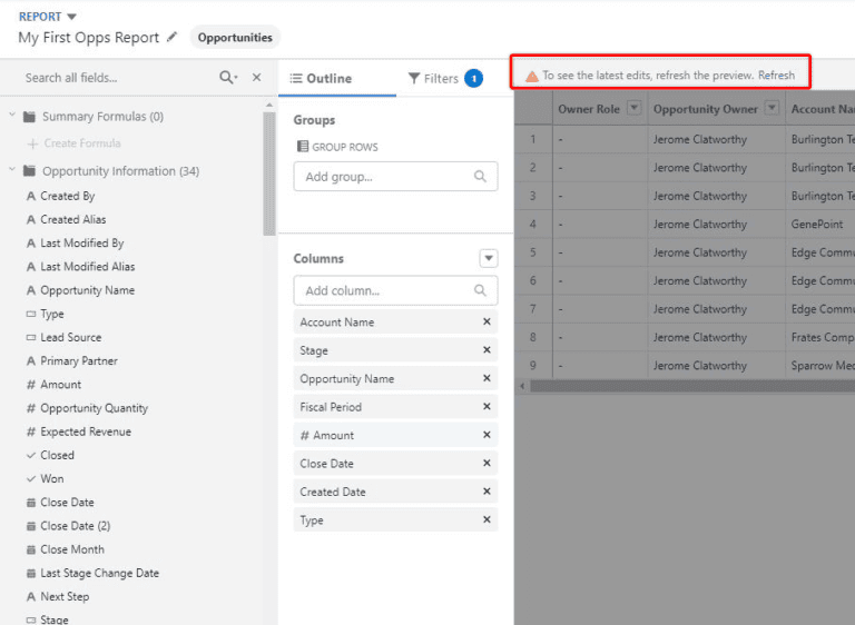 How To Create A Salesforce Report (Step By Step Guide)