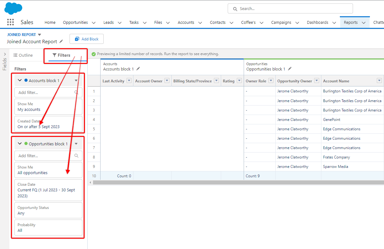 Salesforce Joined Reports: What They Are & How To Set Them Up