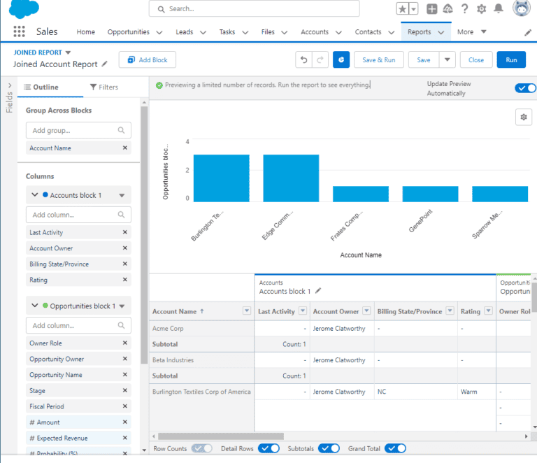 Salesforce Joined Reports: What They Are & How To Set Them Up