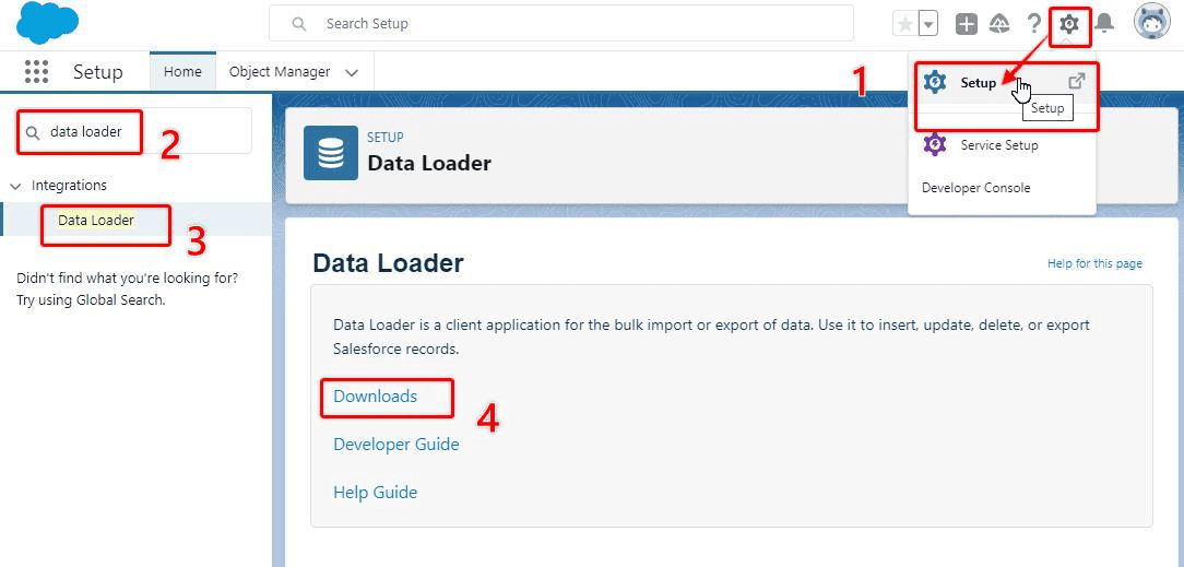 How To Install Data Loader Screenshots 3315